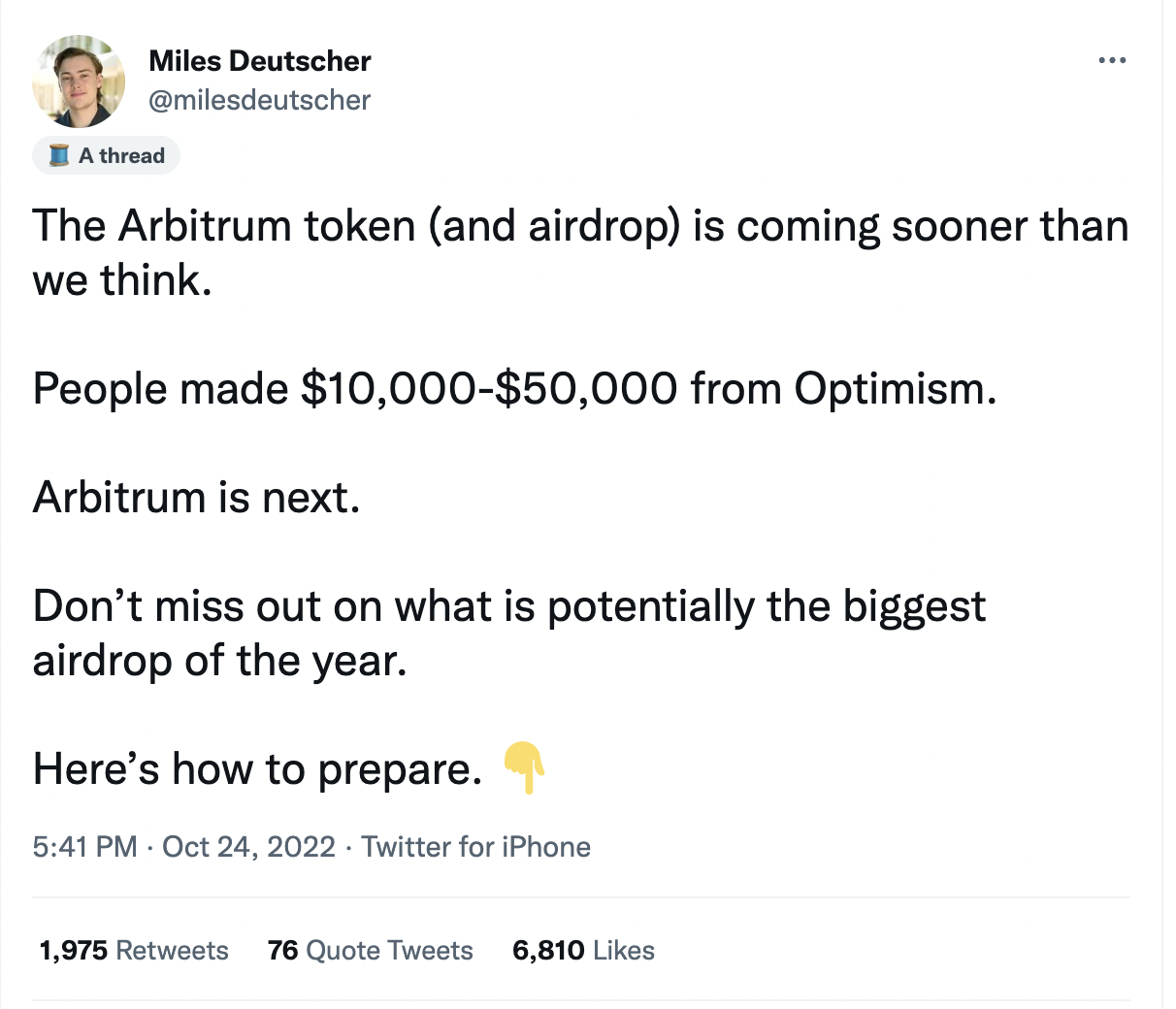 Arbitrum Airdrop Is Here? | Mudrex Blog Arbitrum Airdrop Is Here? | Mudrex Blog