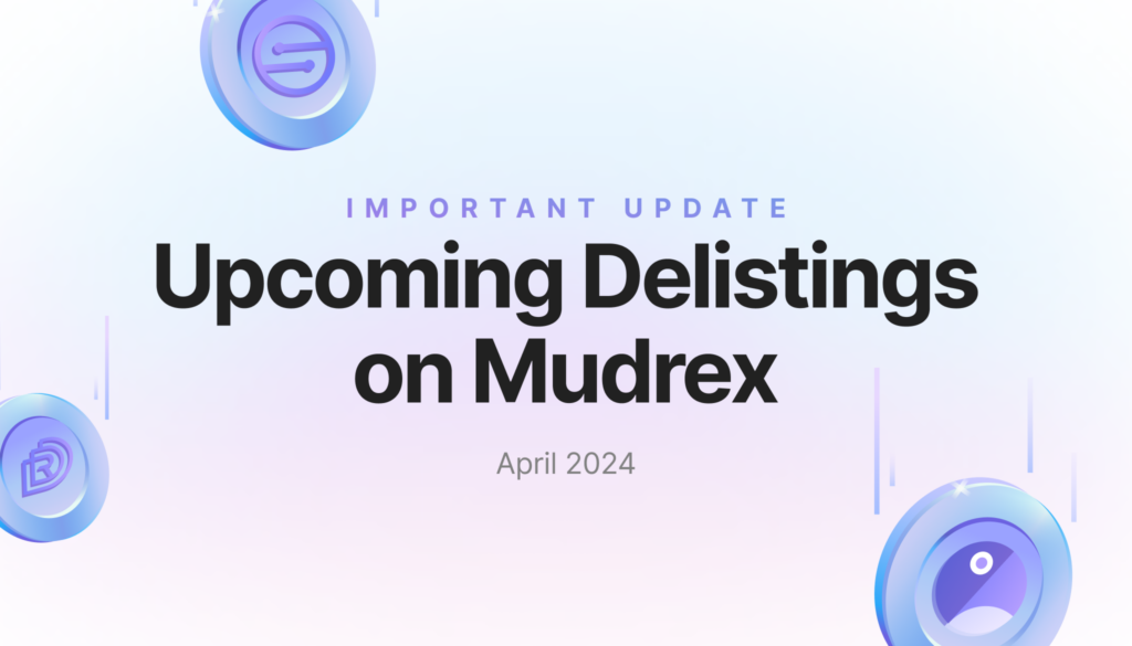 Mudrex is Delisting DREP, MOB and PNT on April 2nd 2024, Know More ...