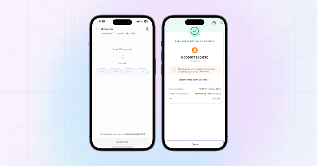 How to Use Mudrex Earn: Earn Additional Returns On Your Crypto Holdings ...