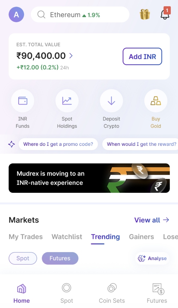 How to Convert INR Funds to USDT on Mudrex? A Step-by-Step Guide ...